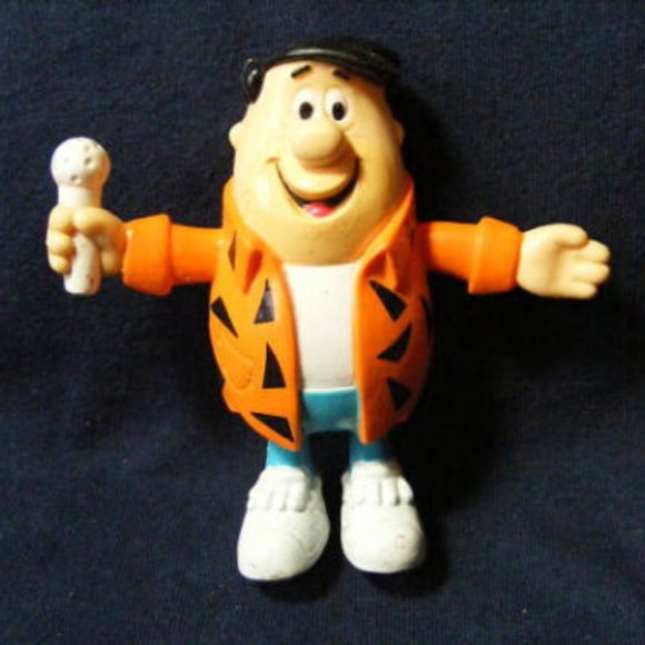 Toys | Fred Flintstone Pvc Figure Hanna Barberaflintstone Bendy Figure ...